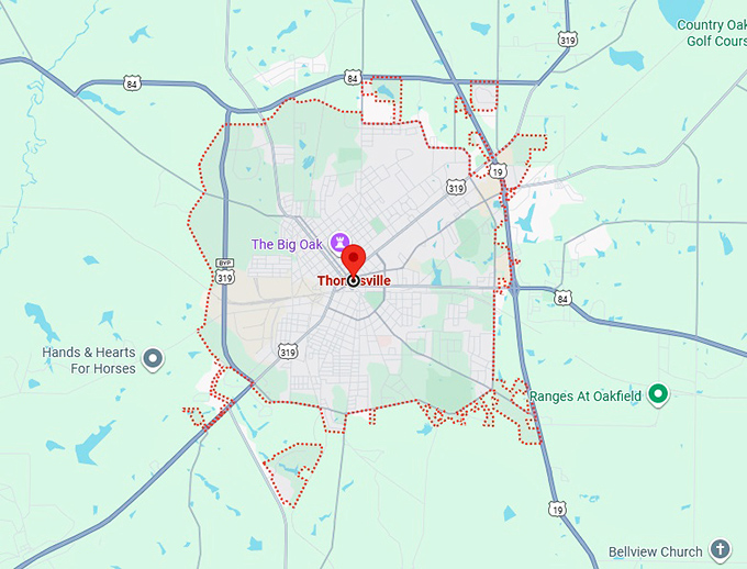 16. thomasville map