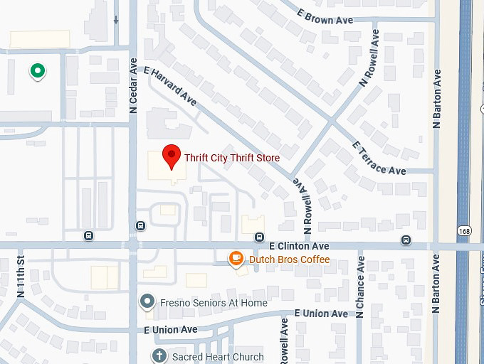 16. thrift city thrift store map