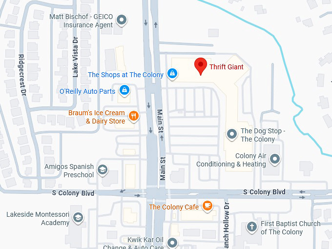 16. thrift giant map