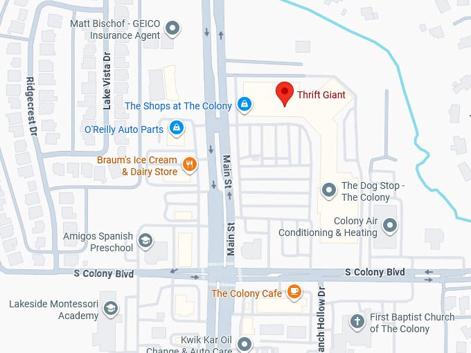 16. thrift giant map