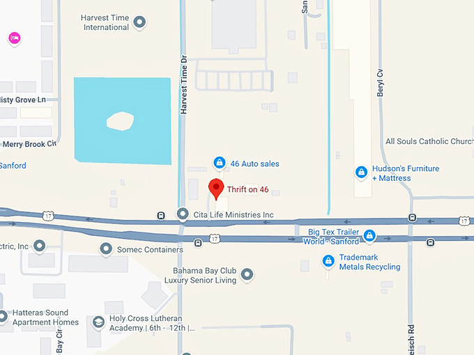 16. thrift on 46 map