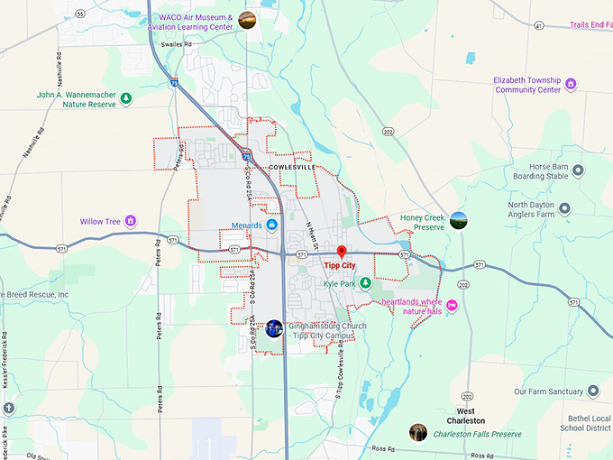 16. tipp city map