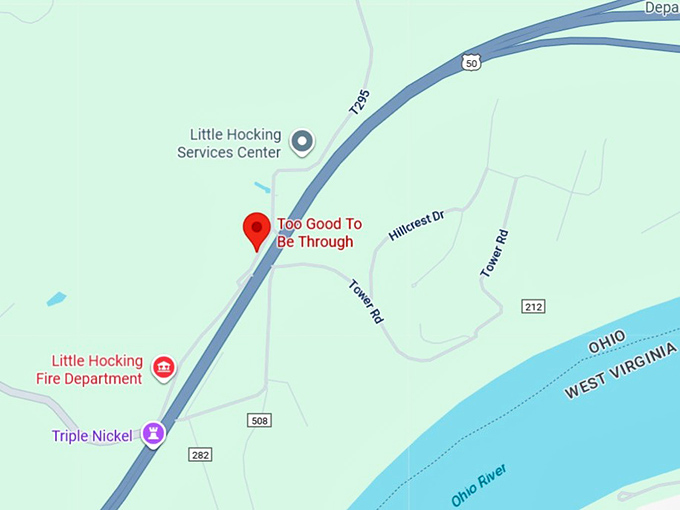 16. too good to be through map