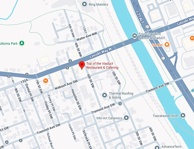16. top of the viaduct restaurant & catering map