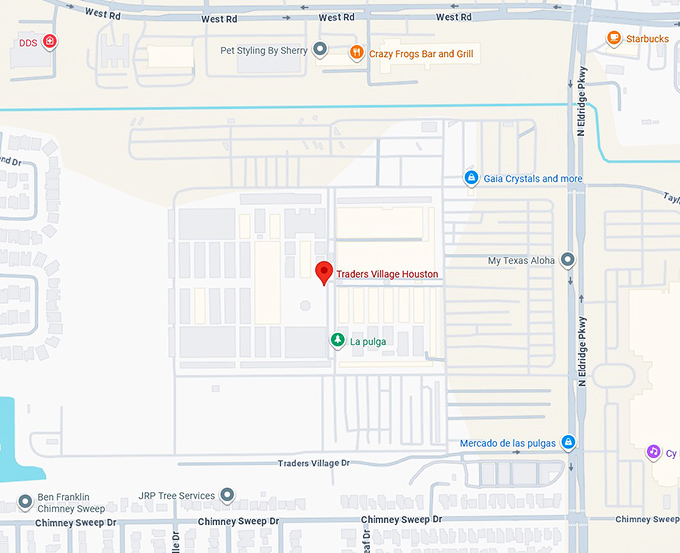 16. traders village houston map