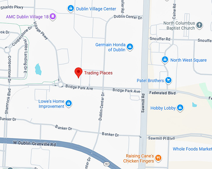 16. trading places map