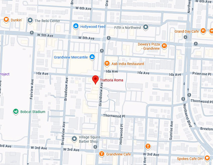 16. trattoria roma map