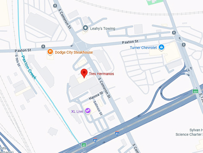 16. tres hermanos map