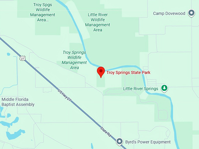 troy springs state park map