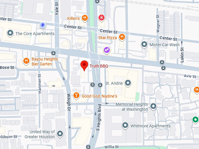 16. truth bbq map