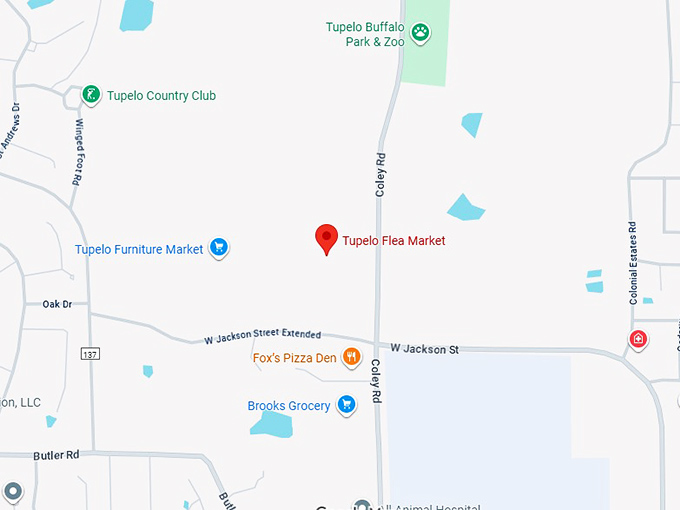 16. tupelo flea market map