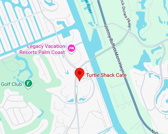 16. turtle shack café map