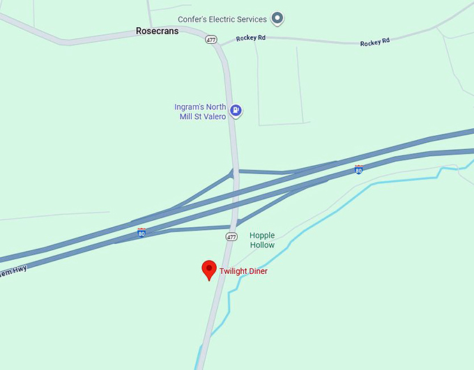 16. twilight diner map