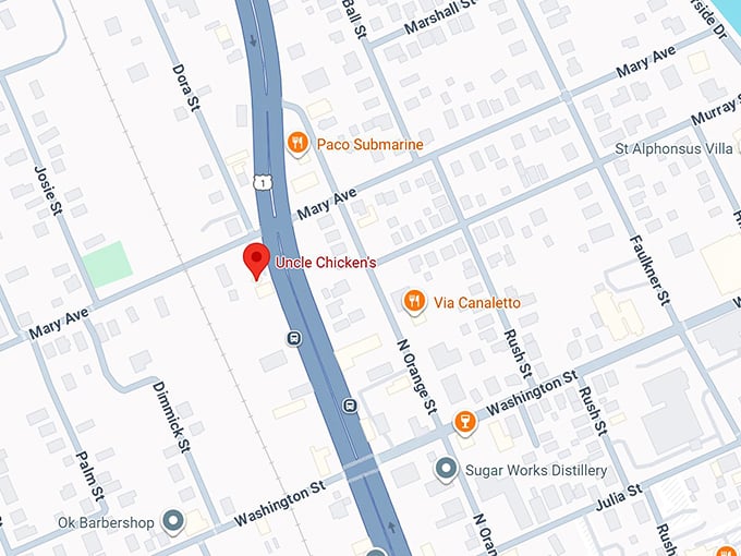 16. uncle chicken's map