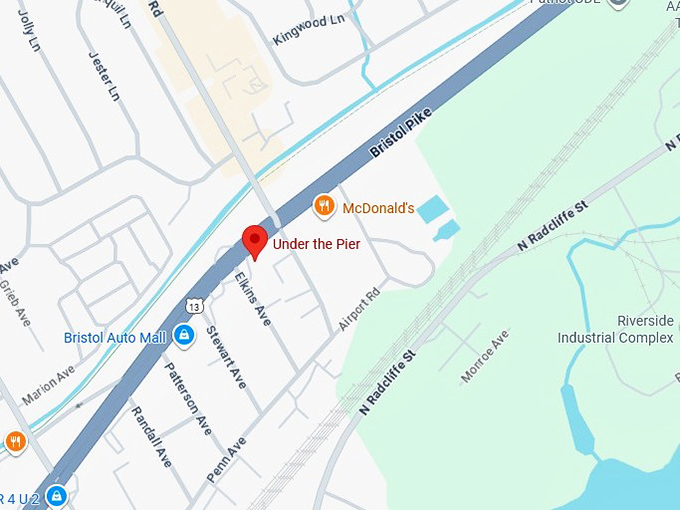 16. under the pier map