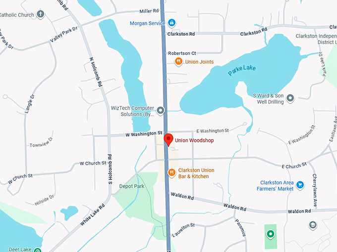 16. union woodshop map