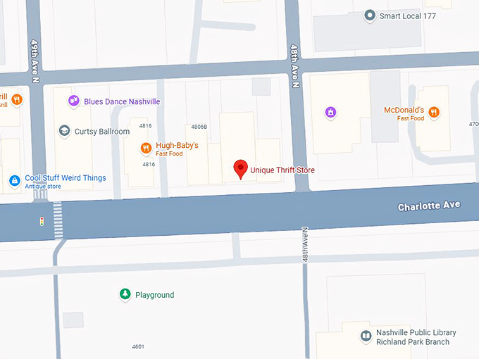 16. unique thrift store map