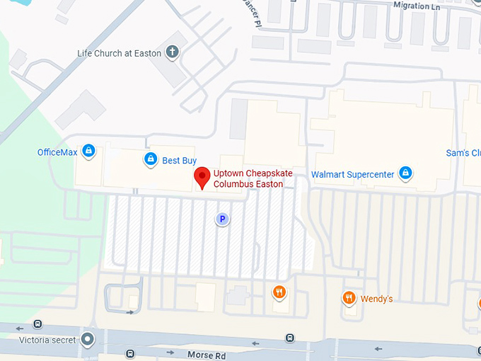 16. uptown cheapskate columbus easton map