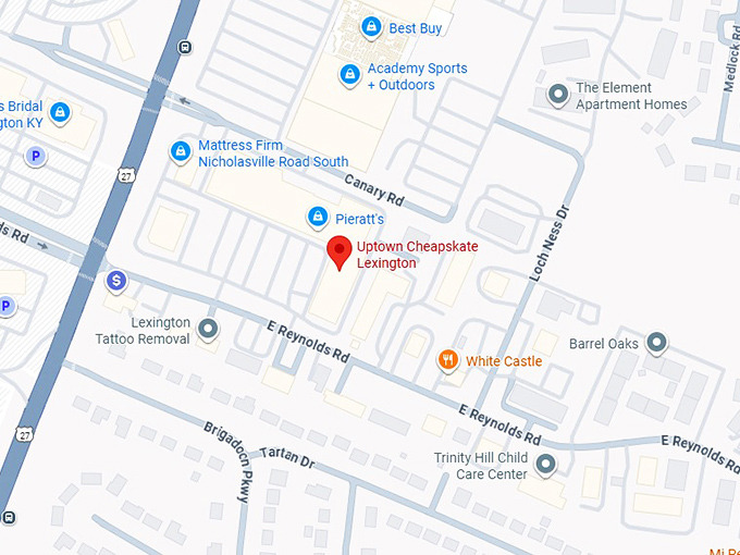 16. uptown cheapskate lexington map