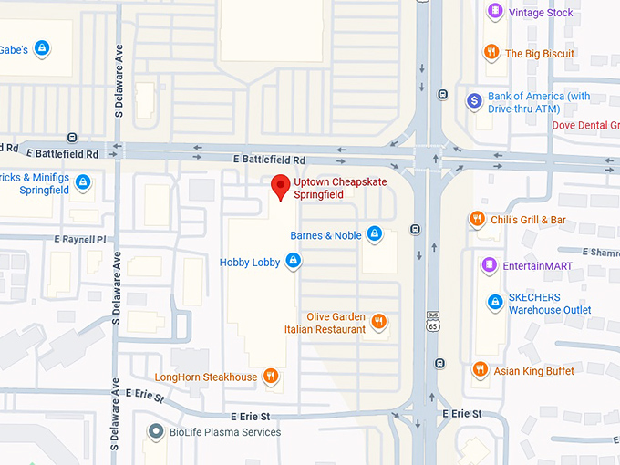 16. uptown cheapskate springfield map