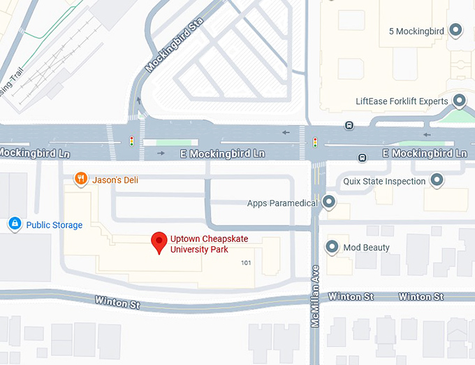 16. uptown cheapskate university park map