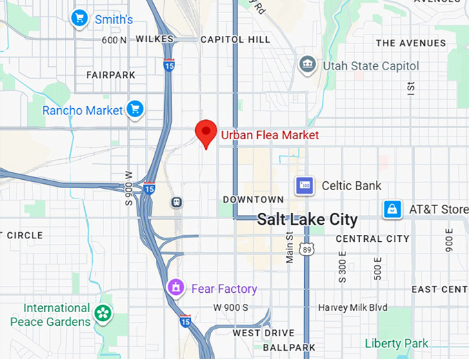 16. urban flea market map