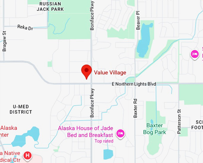 16. value village map