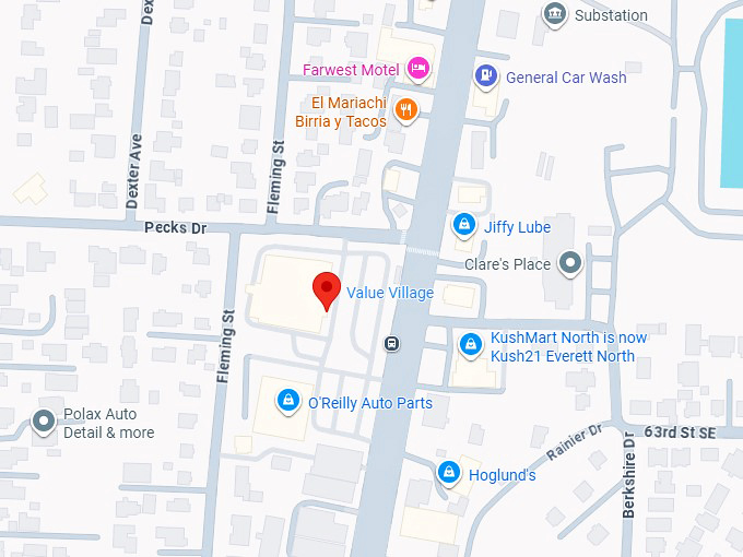 16. value village (6220 evergreen wy) map