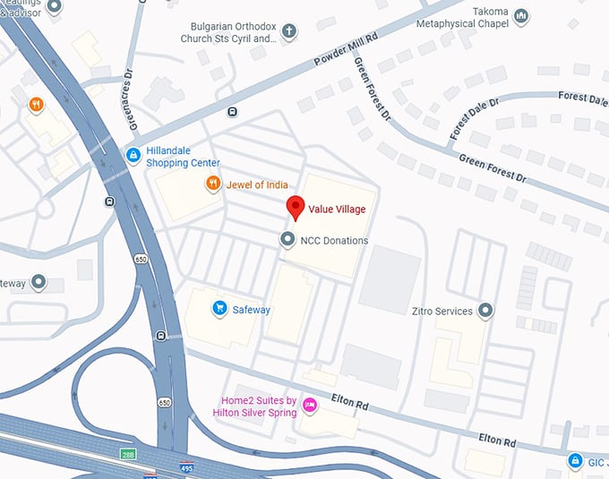 16. value village map