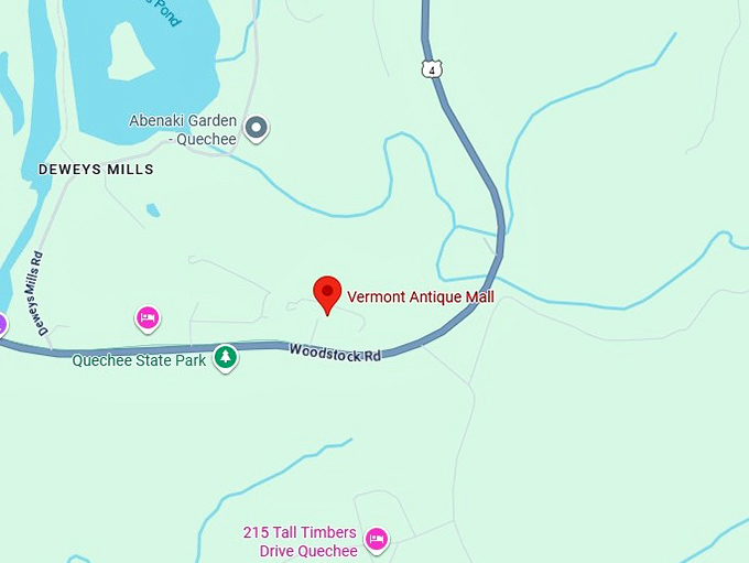 16. vermont antique mall map