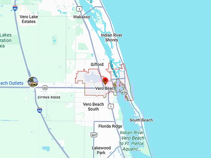 16. vero beach map