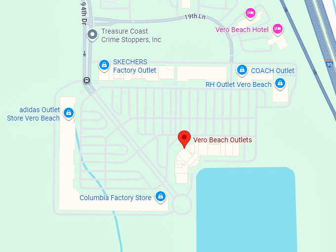 16. vero beach outlets map