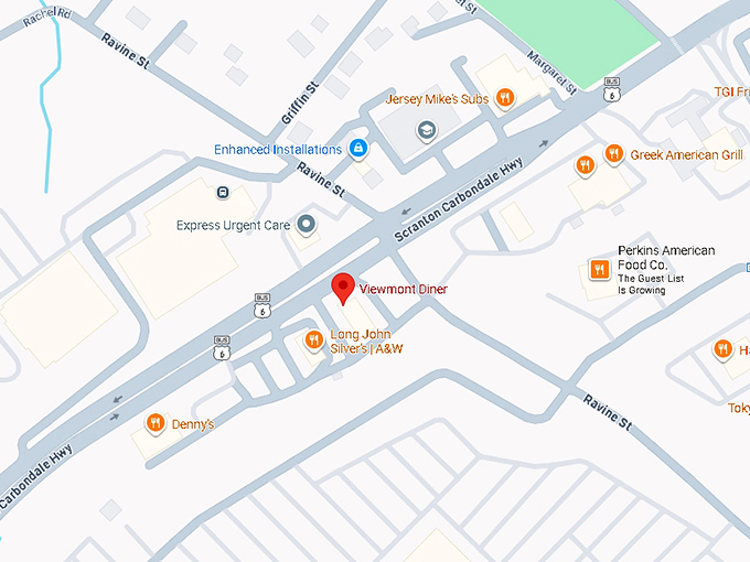 16. viewmont diner map