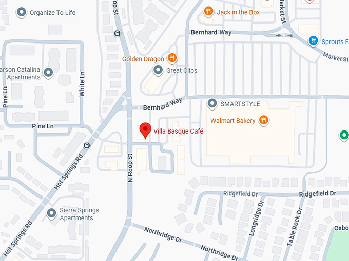 16. villa basque caf&eacute; map