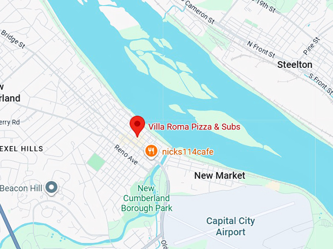 16. villa roma pizza & subs map