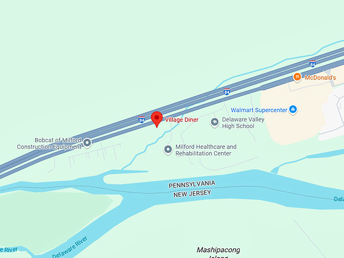 16. village diner map