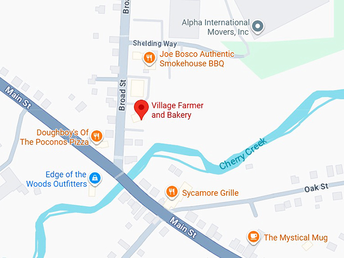 16. village farmer and bakery map