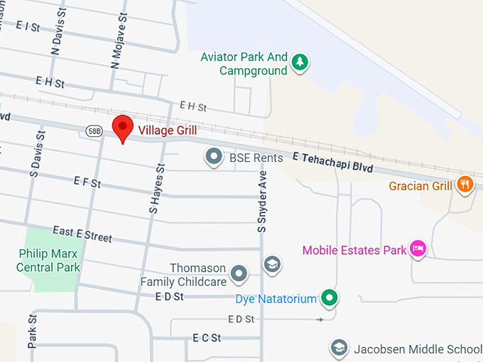 16. village grill map