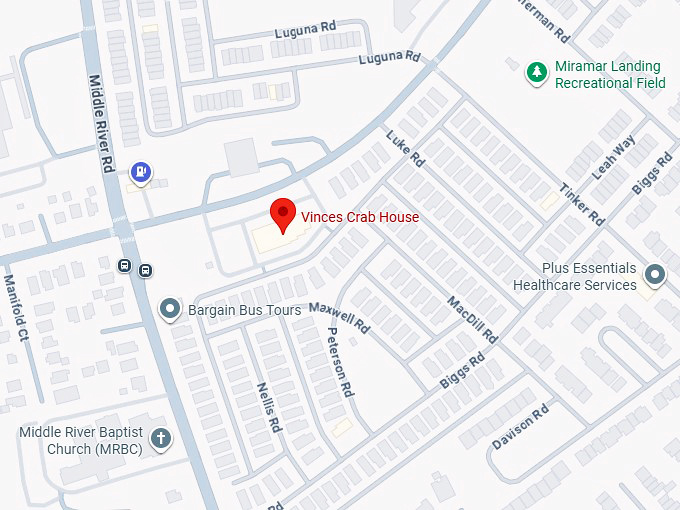 16. vince&rsquo;s crab house map