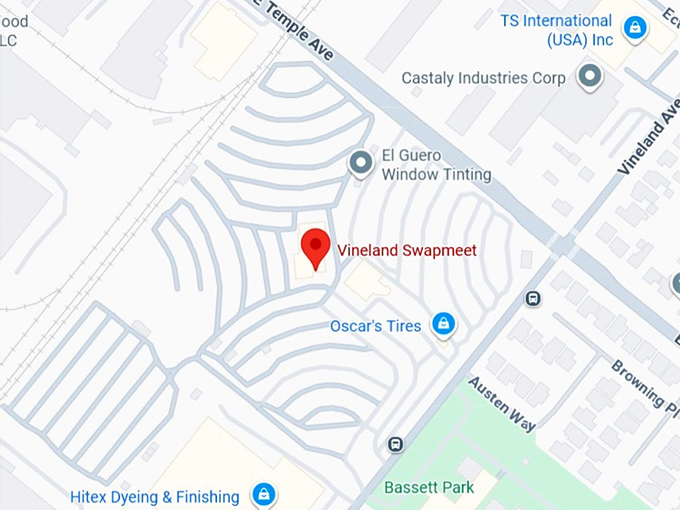 16. vineland swapmeet map