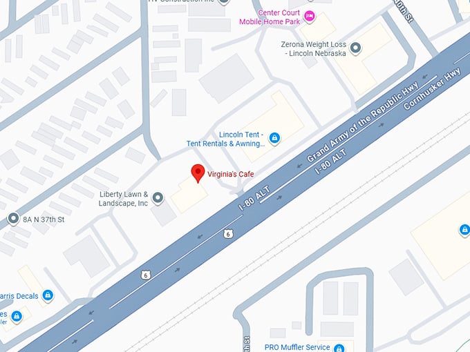 16. virginia&rsquo;s cafe map