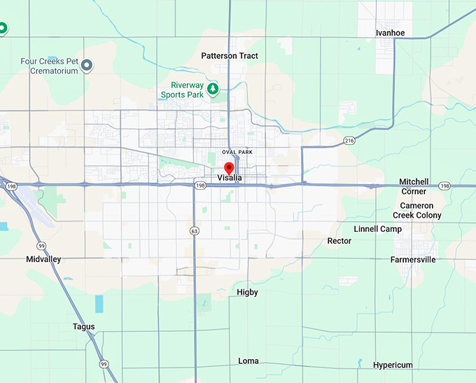 16. visalia map