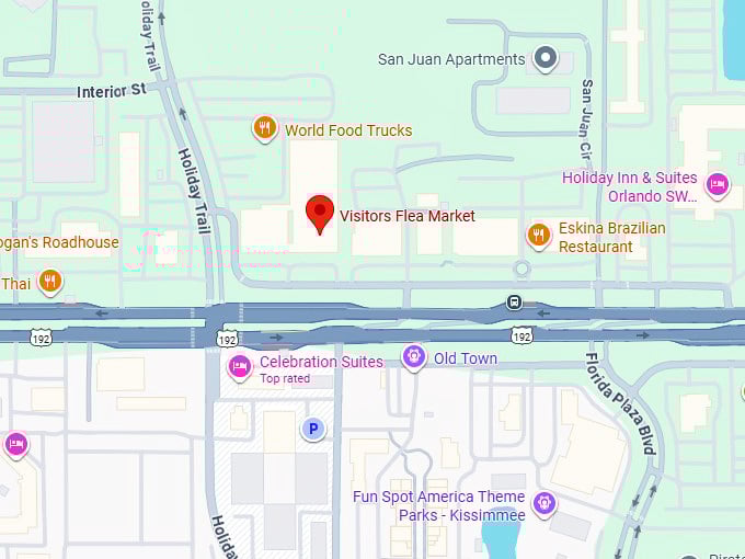 16. visitors flea market map