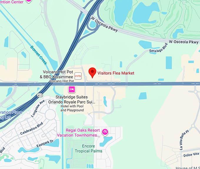 16. visitors flea market map