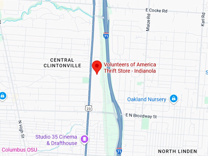 16. volunteers of america thrift store indianola map