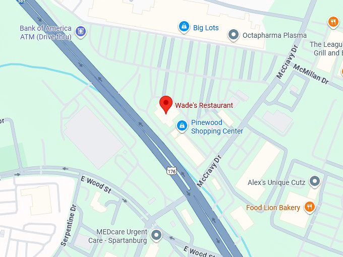 16. wade&rsquo;s restaurant map