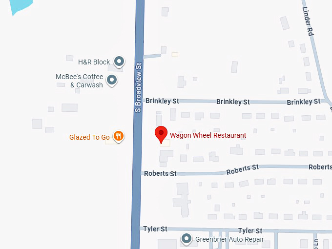 16. wagon wheel restaurant map