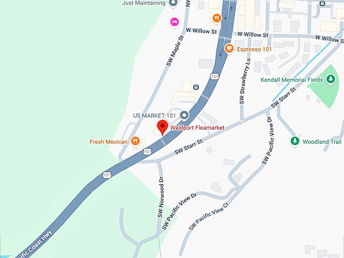 16. waldport fleamarket map