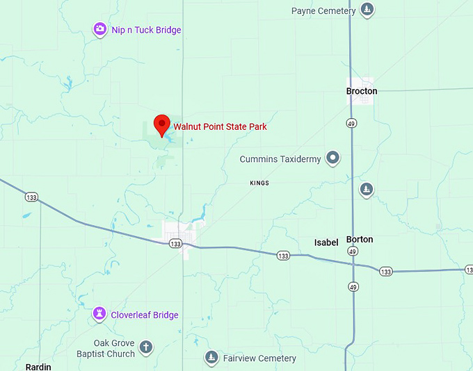 16. walnut point state park map