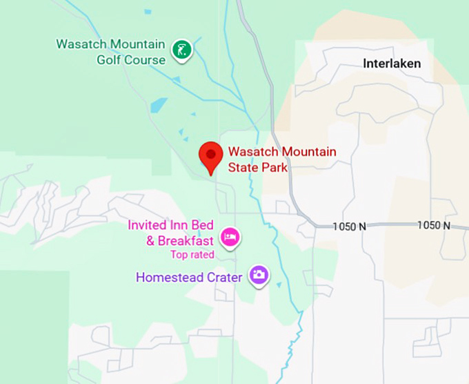 16. wasatch mountain state park map